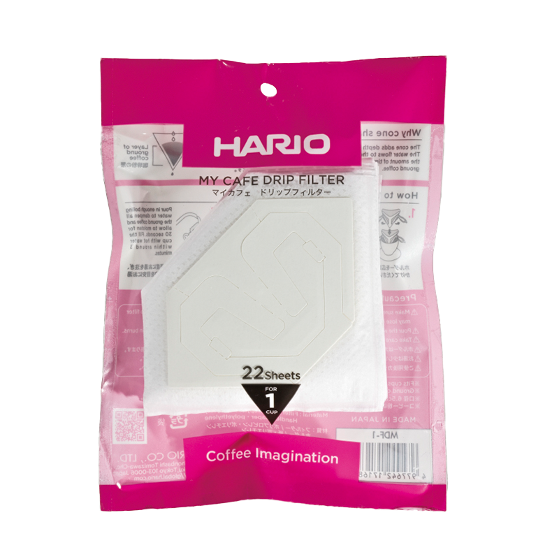 Portable One-Cup Drip Filters (22 pcs) · HARIO Europe